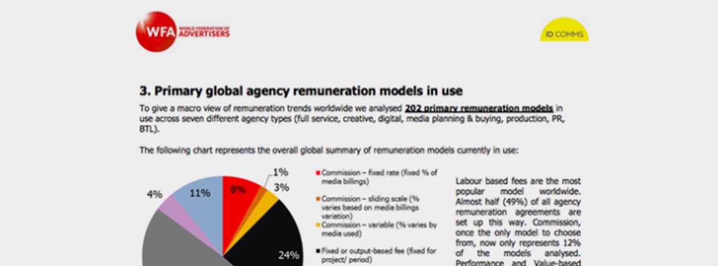 Download: WFA White Paper - Global Agency Remuneration Trends